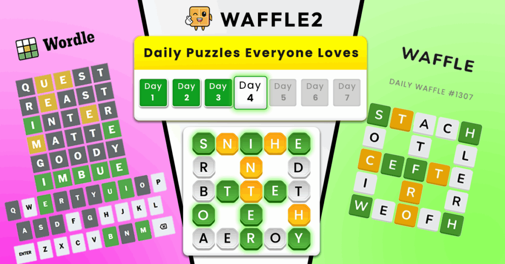 Daily Waffle Game - Play Waffle2 Game